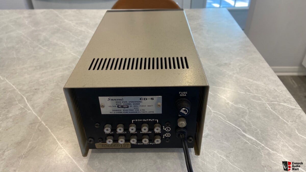 Sansui CD5 ELECTRONIC CROSSOVER perfect working, free canada shipping ...