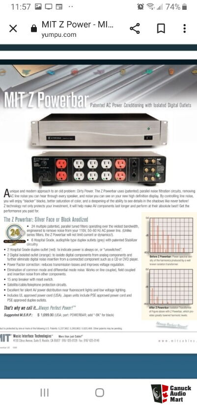 MIT Z power conditioner Photo #4468246 - Canuck Audio Mart