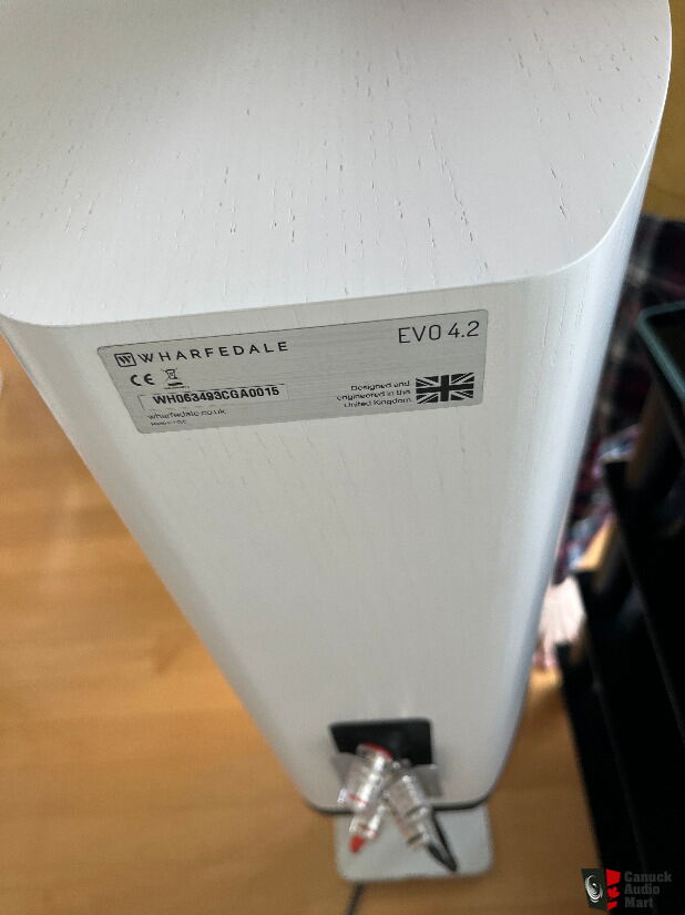 Wharfedale EVO 4.2 in White, and Monolith Stands included Photo ...