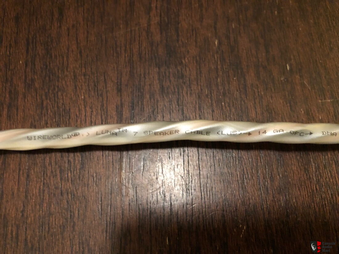 10ft Wireworld Luna 7 Speaker Cables w/Kimber SBAN and 10mm Spades ...