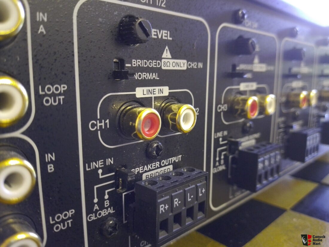 Episode 8 Channel Class D Amplifier 70 Watts Per Channel Model EA-Amp ...