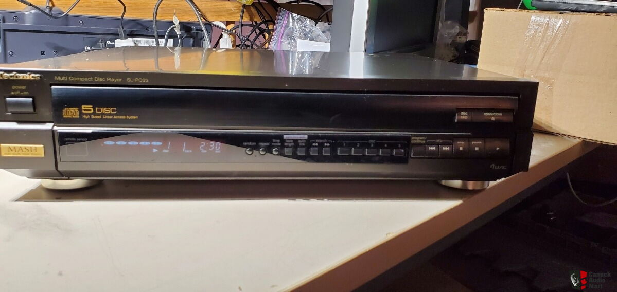 Technics Mash 5 Disc Carousel CD Player SL-PC33/Remote Photo #4472502 ...