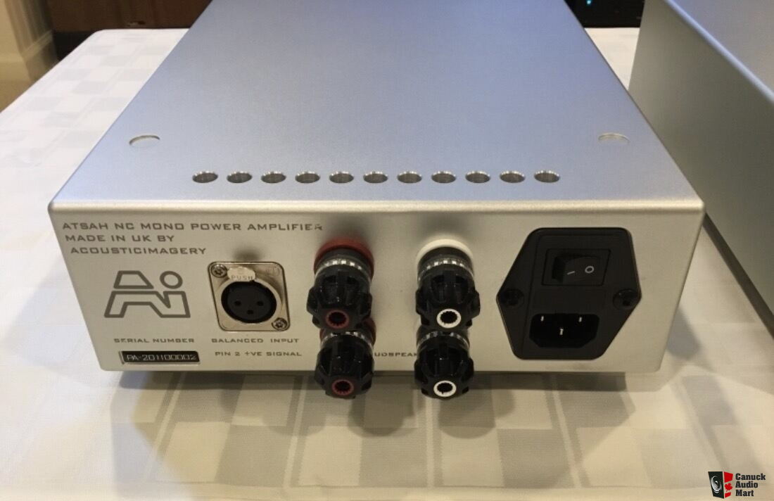 Acoustic Imagery Atsah Ncore NC1200 Amplifiers In Silver Finish Photo ...