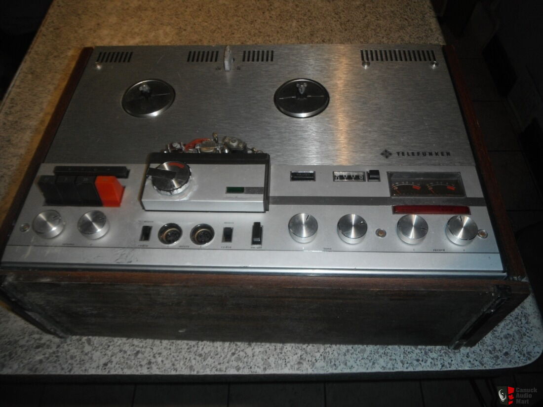 Telefunken Reel To Reel recorder model TYP M204 TS E4 Vintage AS IS ...