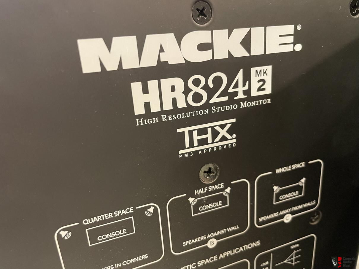 Mackie HR824 Mk2 Powered Audio Monitors (Pair) Photo #4480629 - Canuck ...