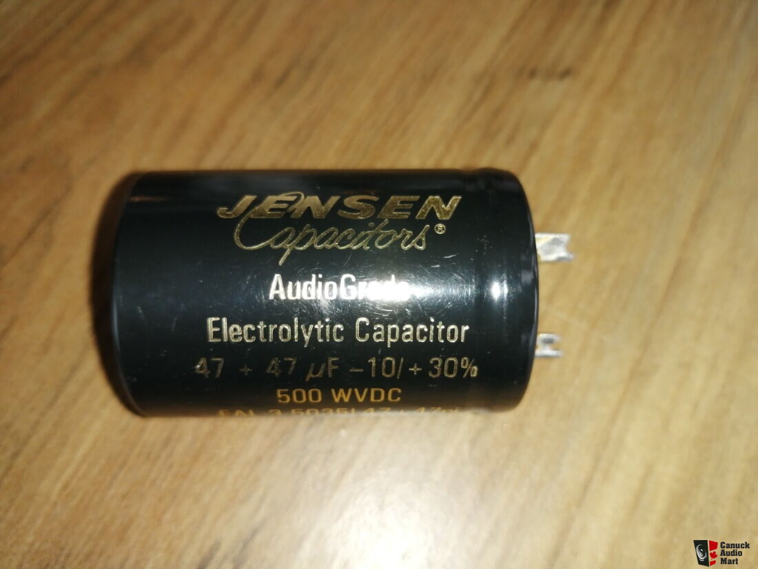 Jensen AudioGrade Electrolytic Capacitor 47+47uf used for Power supply ...