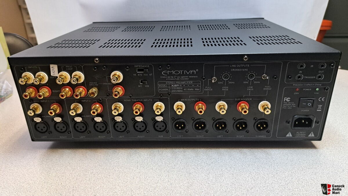 Emotiva XSP-1 Gen 2 Photo #4483235 - Canuck Audio Mart