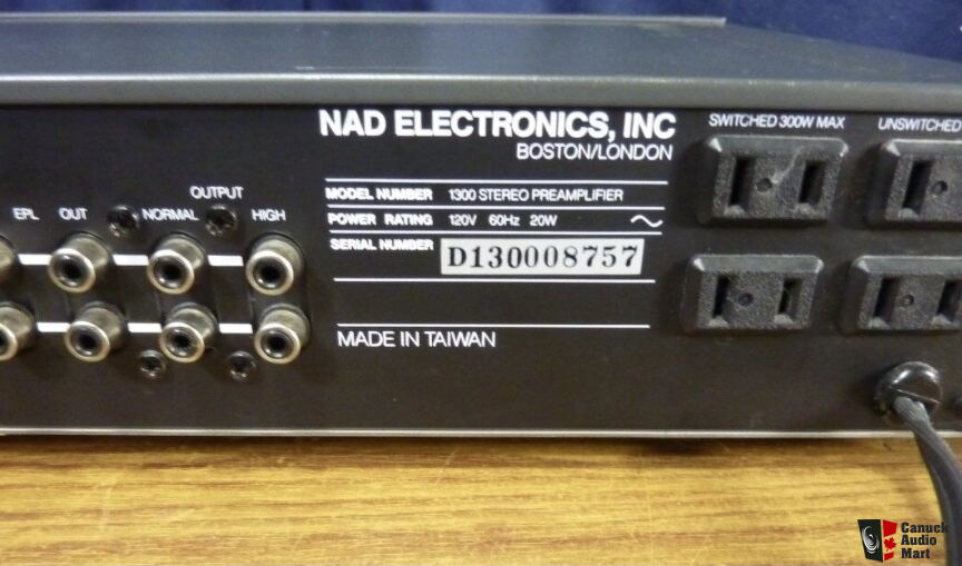 NAD Monitor Series 1300 Preamp Photo #4487854 - UK Audio Mart