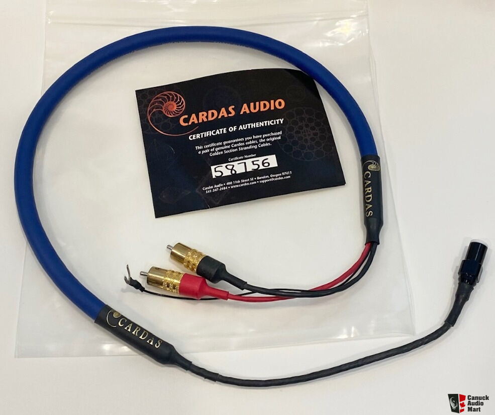 Cardas Clear Beyond Phono - DIN to RCA ($1,050 US) For Sale - Canuck ...