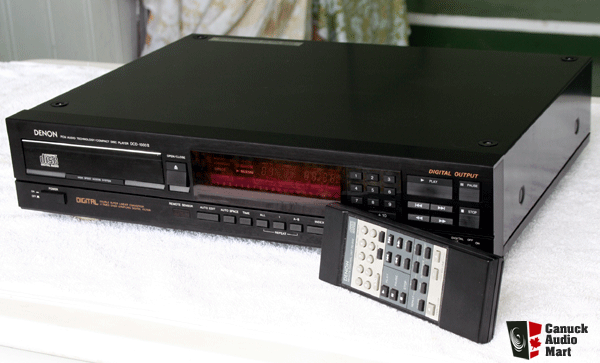 DENON DCD 1500 II remote control unit mint shape real heavy weight $200 ...
