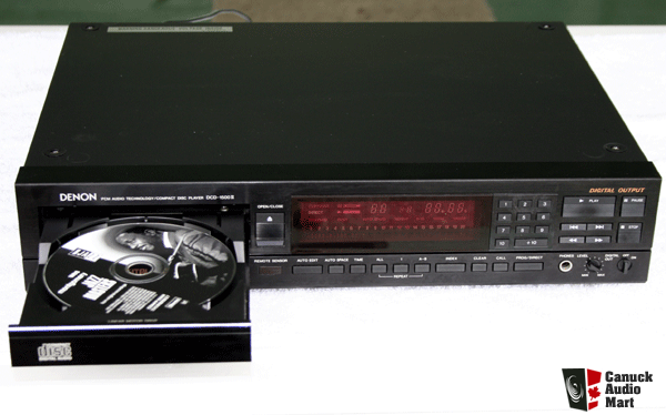 DENON DCD 1500 II remote control unit mint shape real heavy weight $200 ...