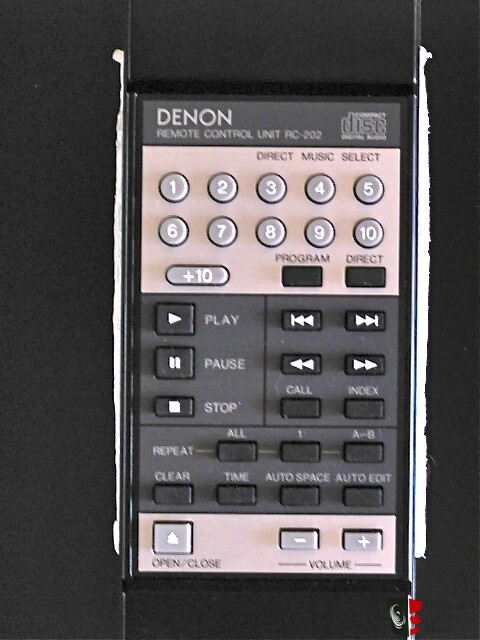 DENON DCD 1500 II remote control unit mint shape real heavy weight $200 ...