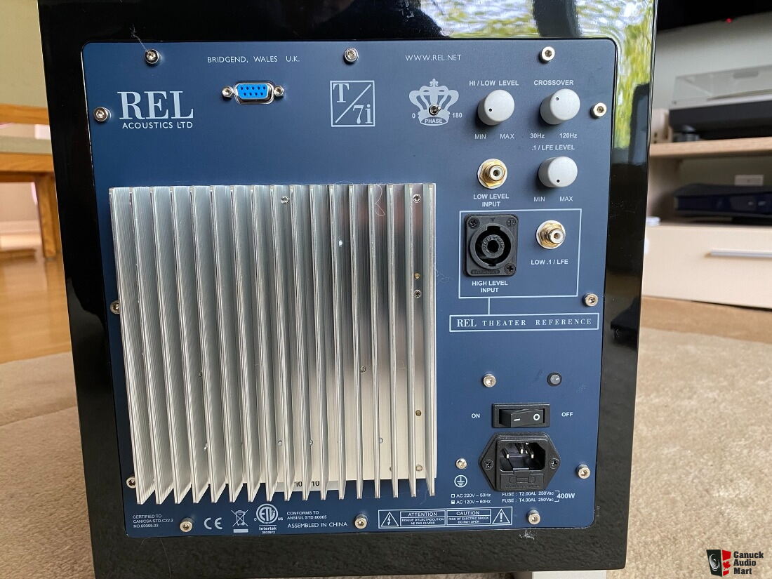 REL T7i - GLOSS BLACK Photo #4489636 - Canuck Audio Mart