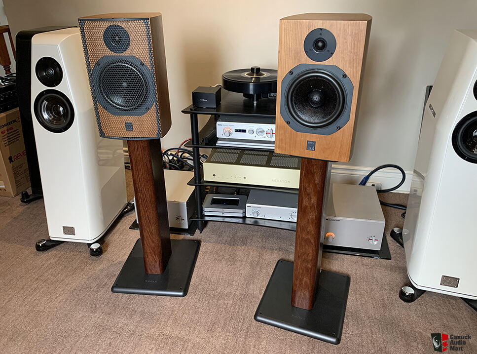 ATC SCM11 Monitors in Cherry Finish Dealer Ad - US Audio Mart