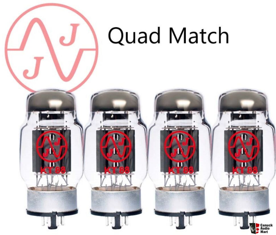 New JJ KT88 Quad, New JJ EL34 Quad For Sale - Canuck Audio Mart