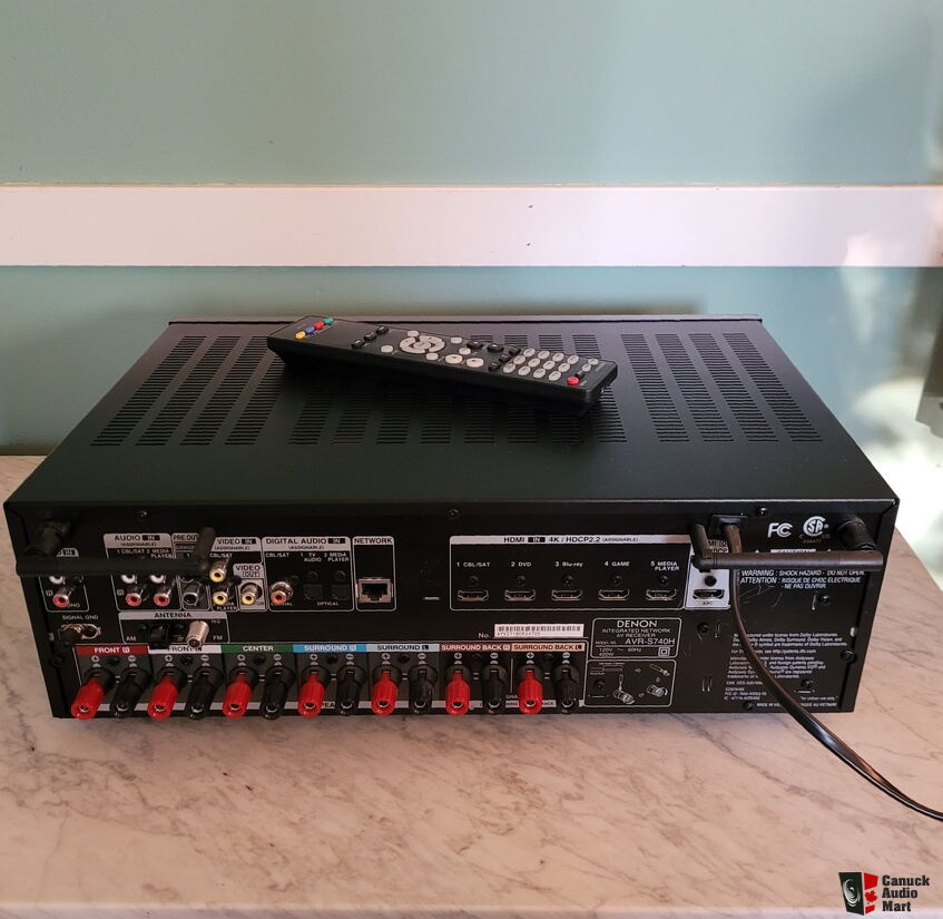 Denon AVR S740H Atmos 4K HT Receiver Photo #4498046 - Canuck Audio Mart