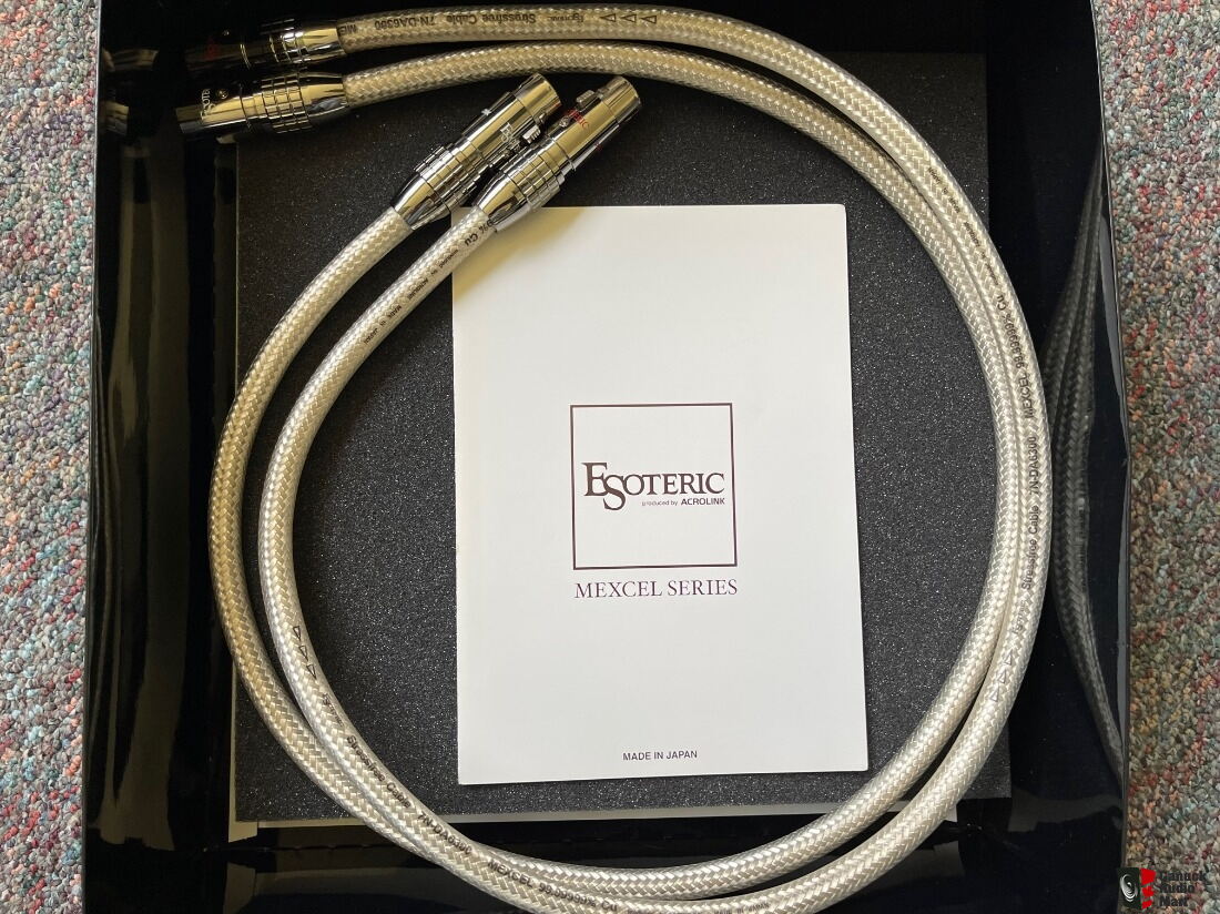 Esoteric Acrolink Mexcel 7N-DA6300 Pair 1m XLR Japan Balanced ...