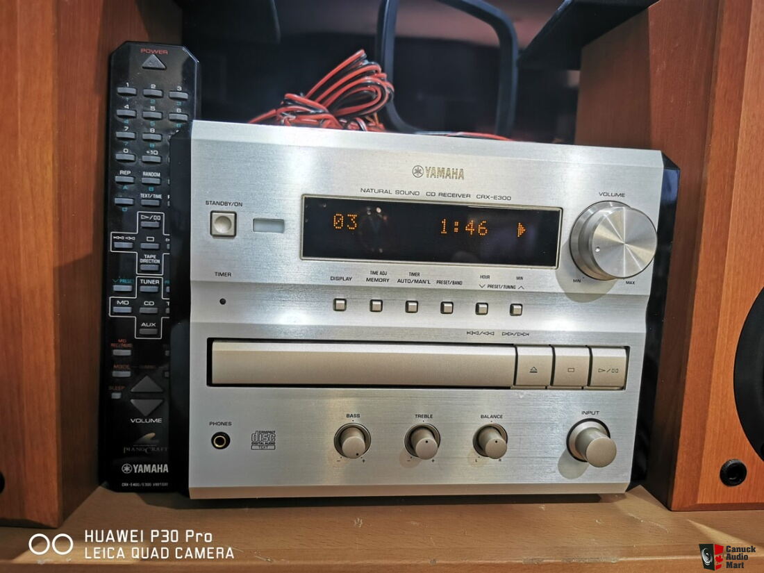Yamaha PianoCraft CRX-E300 CD Receiver Mini HiFi with NX-E300 Speakers ...