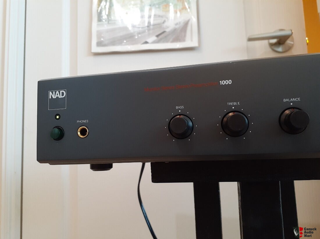 Excellent High-Quality NAD 1000 Monitor Series Pre-Amplifier Photo ...
