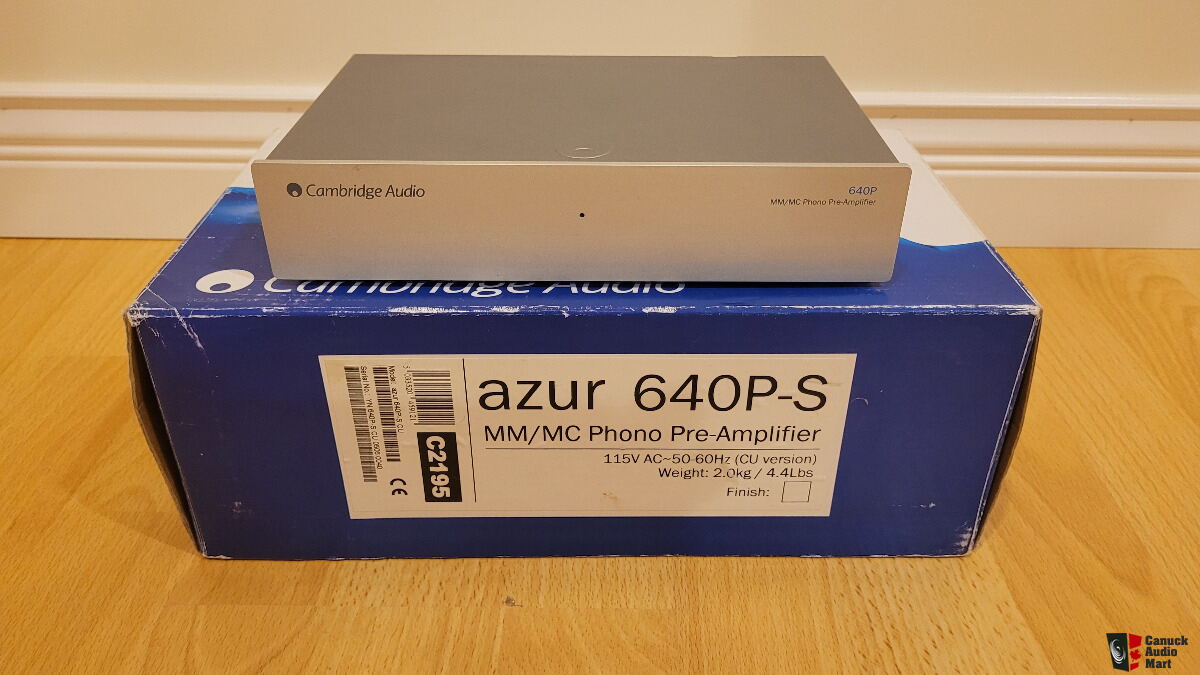 Cambridge Audio AZUR 640P-S MM/MC Phono Preamp Photo #4508580 - US ...