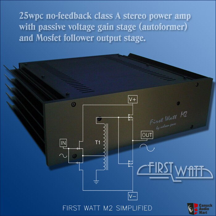 Pass Labs First Watt M2 Amplifier - Mint 1 mth old For Sale - Canuck ...