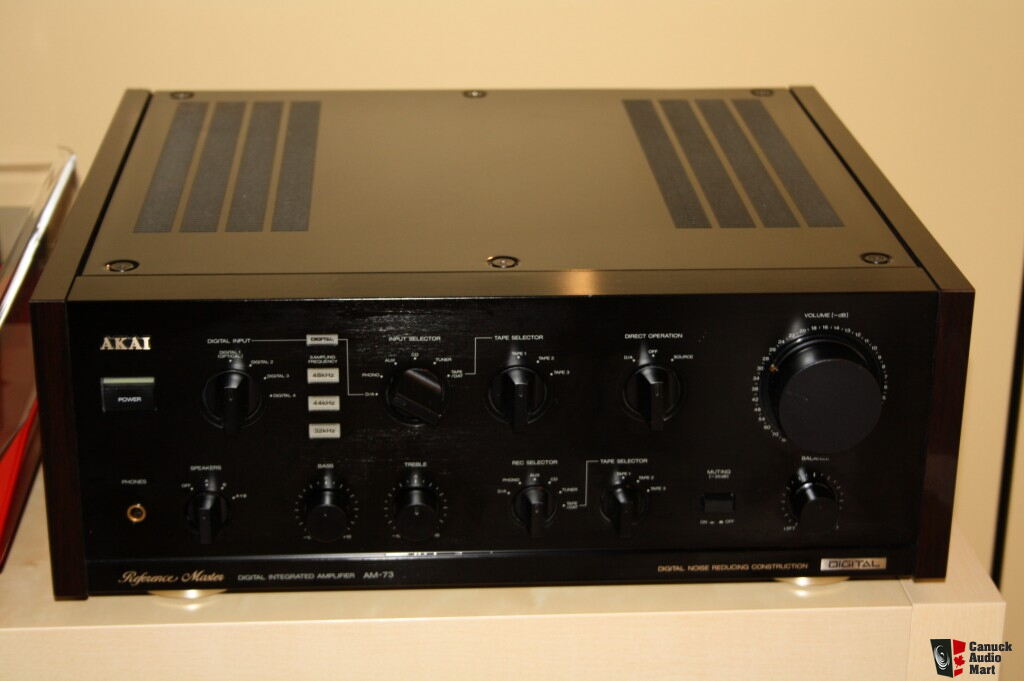 Superb AKAI AM-73 digital DAC integrated amplifier / MM/MC phono ...