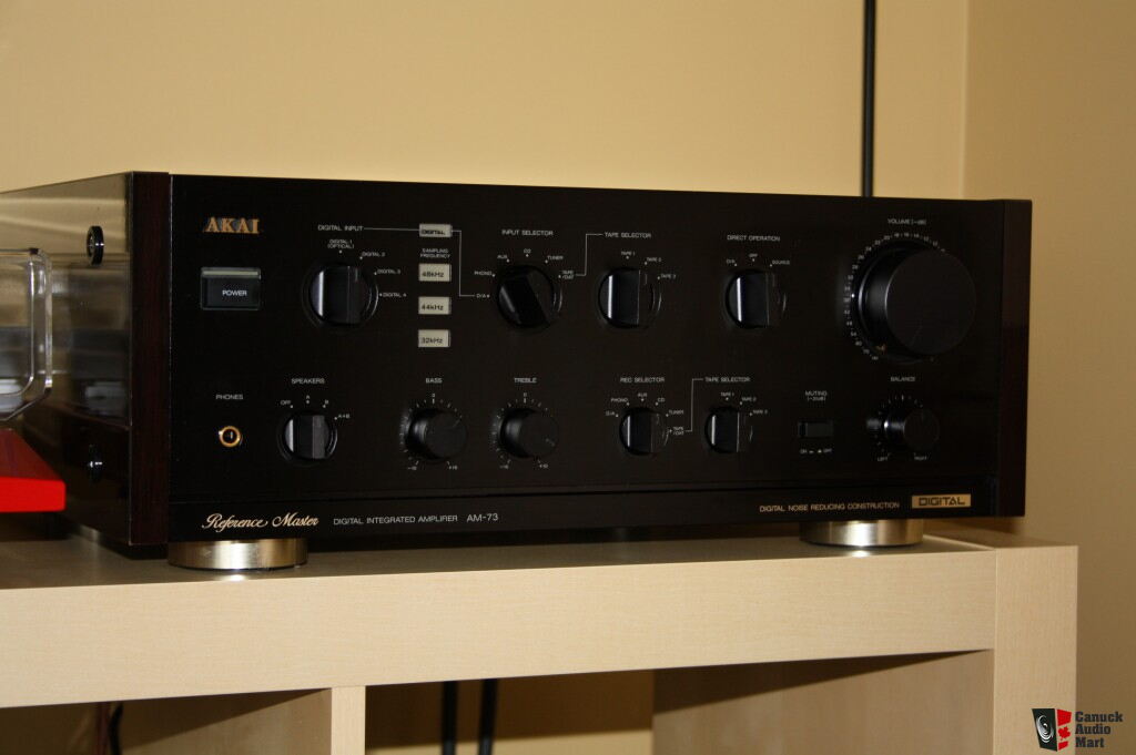 Superb AKAI AM-73 digital DAC integrated amplifier / MM/MC phono ...