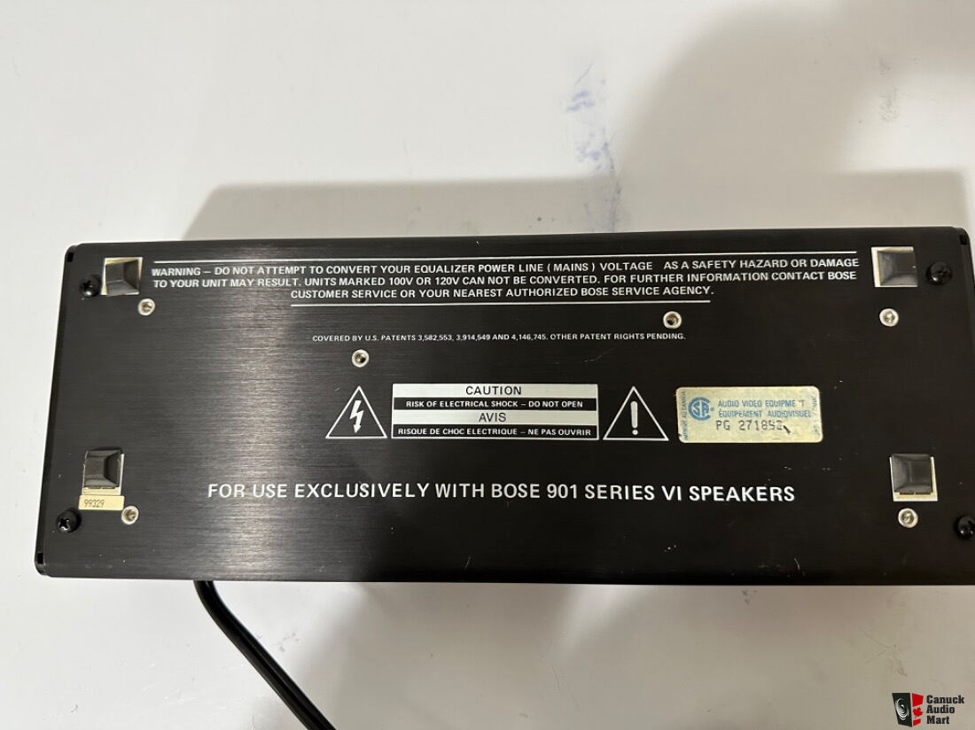 Bose 901 Series VI Equalizer Photo #4522396 - Canuck Audio Mart