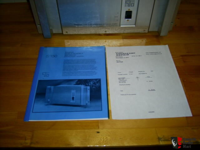 Threshold S/150 Series II STASIS Power Amp. Upgraded by Jon Soderberg ...