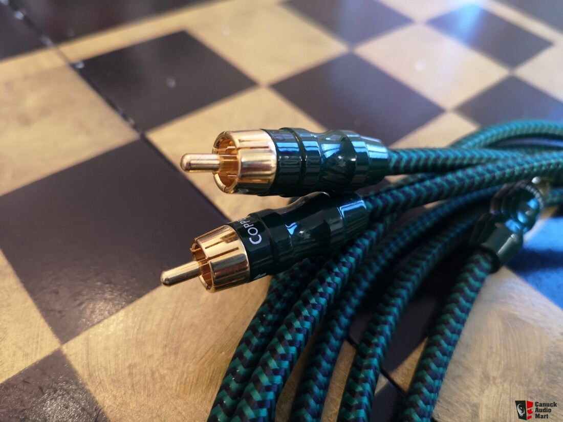AudioQuest Copperhead RCA Interconnect Cables. 1 Metre Pair. Excellent ...