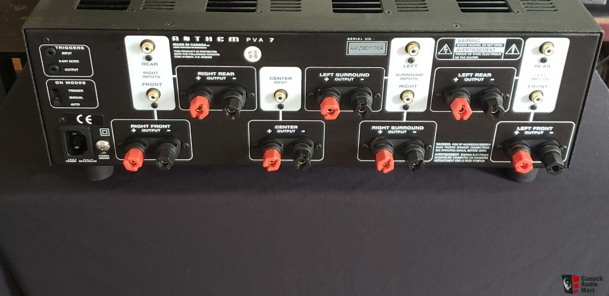 Anthem AVM 70 + PVA 7 processor plus power amp 7 channel Photo #4526366 ...