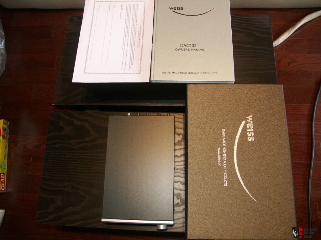 WEISS DAC 202 (GORGEOUS, please see pics) Photo #452782 - Canuck Audio Mart