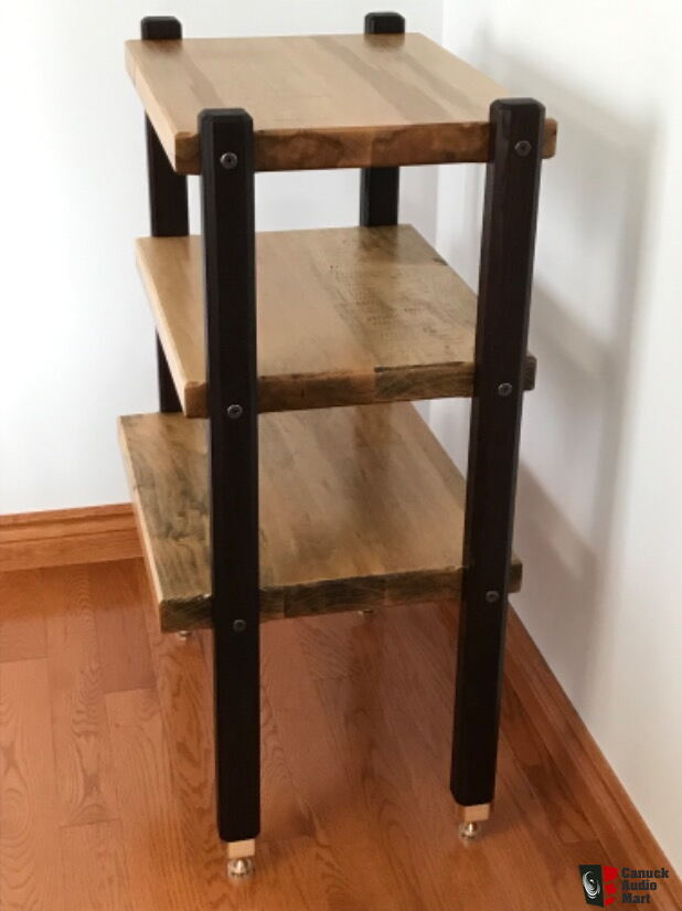Custom Maple Audio Stand Photo #4528305 - Canuck Audio Mart
