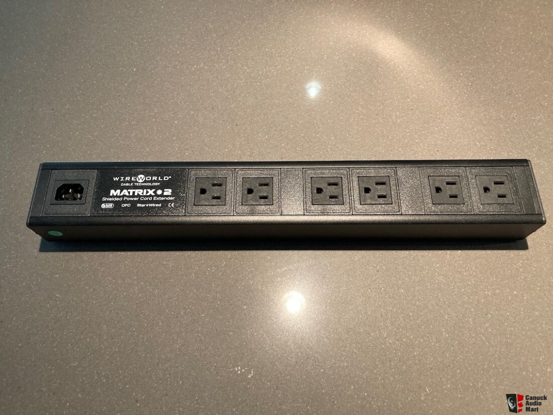 Wireworld Matrix 2 Power Bar For Sale Canuck Audio Mart Wireworld Matrix 2 Power Bar For Sale Canuck Audio Mart