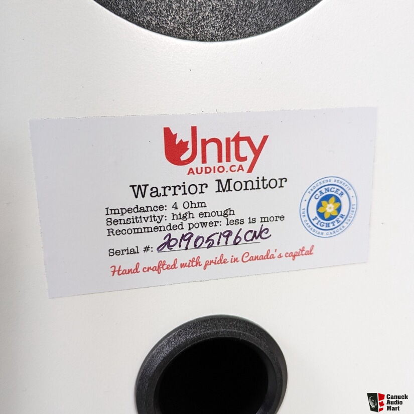 Unity Audio Warrior speakers SERENITY NOW! Photo #4531145 - US Audio Mart