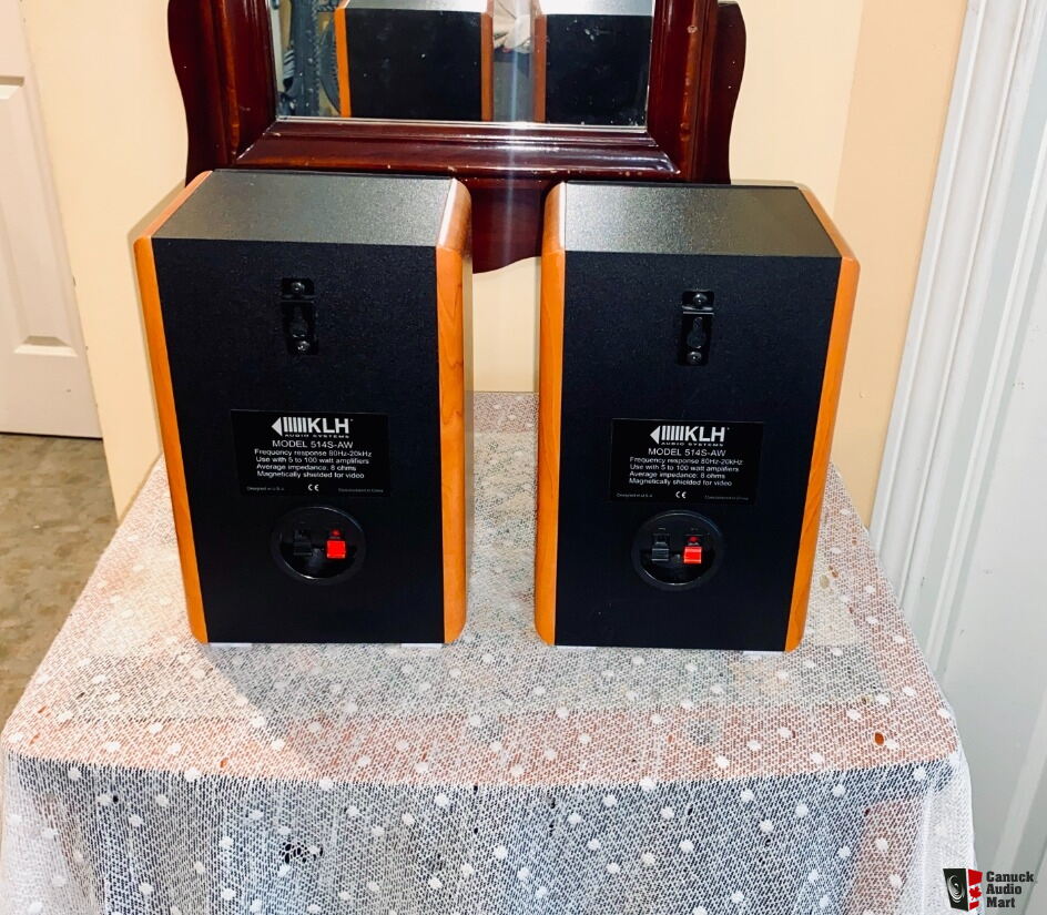 KLH Speakers w/ Applewood Side Panels 514S-AW Photo #4532047 - Canuck ...