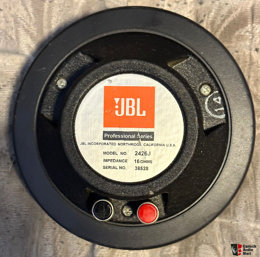 Pair of JBL 2426 J 1" High Frequency Compression Drivers Photo #4533468 ...