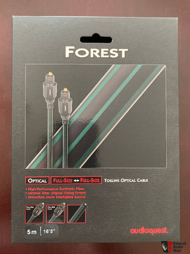 Audioquest Forest Toslink Optical Cable - 5m in length For Sale ...
