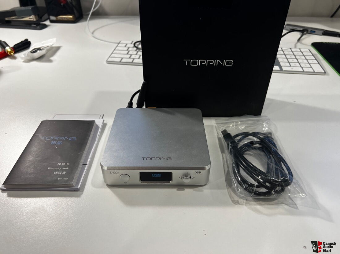 Topping D50s Silver with Box/Reciept Photo #4534521 - UK Audio Mart