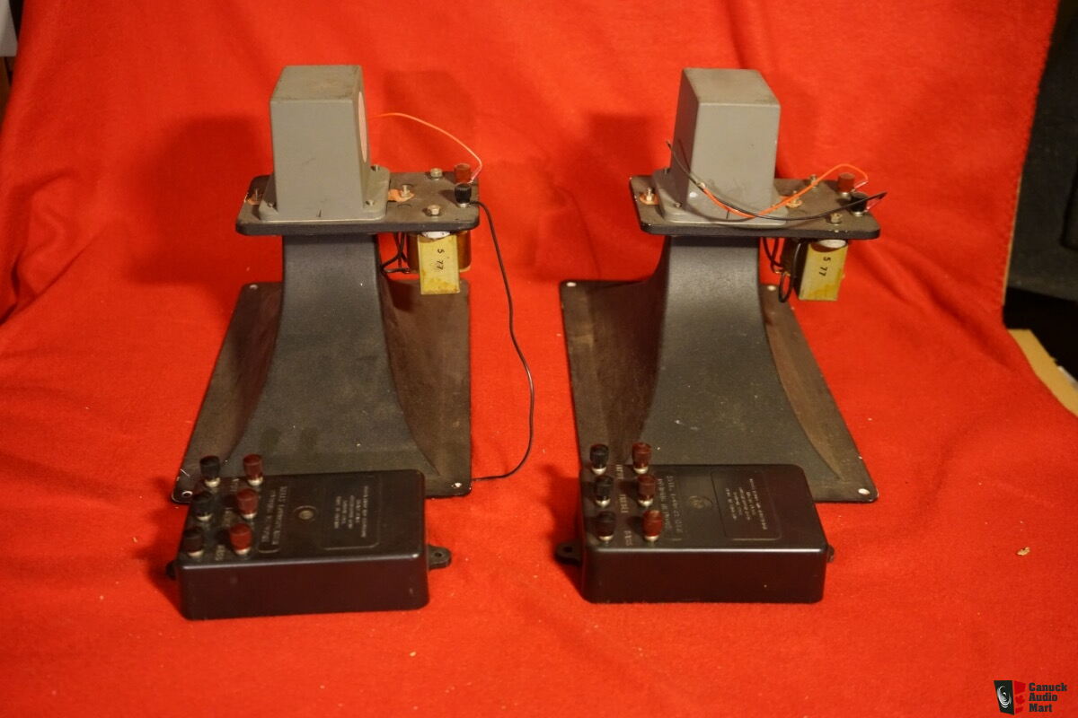 Kelly Horn ribbon speakers. Made in England. and cross overs For Sale ...