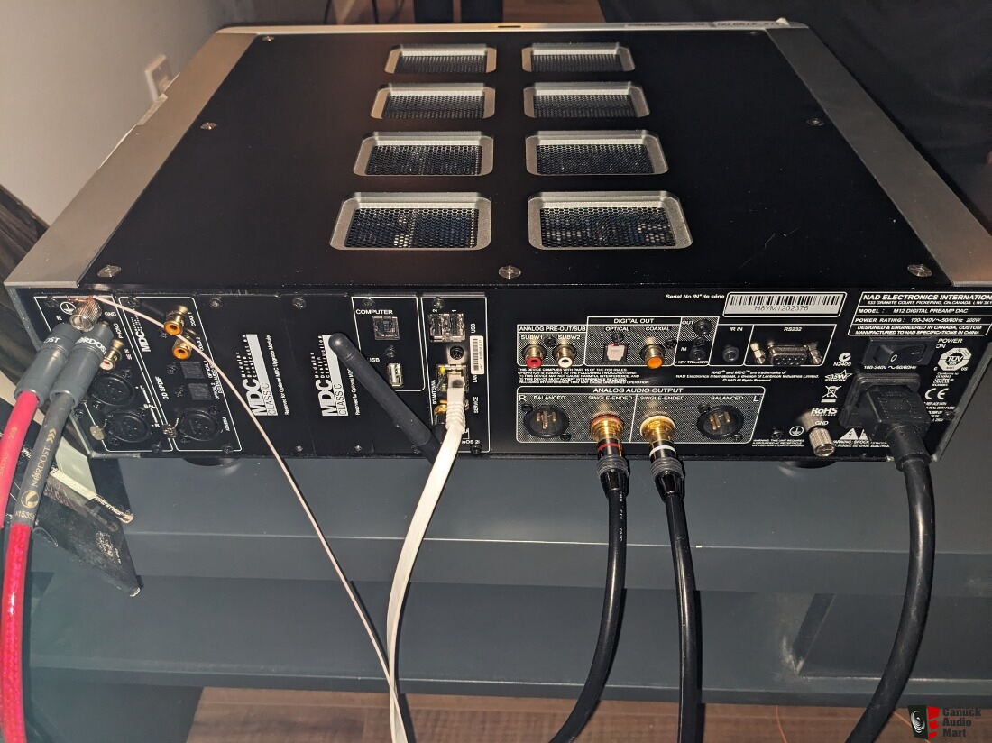 NAD Master M12 Preamp w/Bluos Streamer MDC Module Photo #4535782 ...