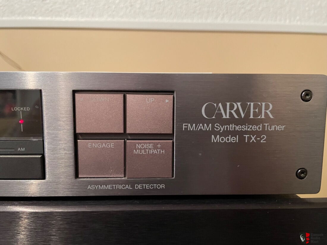 Carver TX-2 tuner Photo #4537304 - Canuck Audio Mart