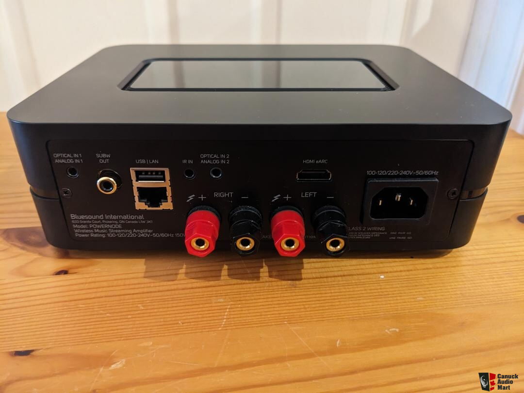 Bluesound POWERNODE (Gen 3) wireless music streaming amplifier Photo ...
