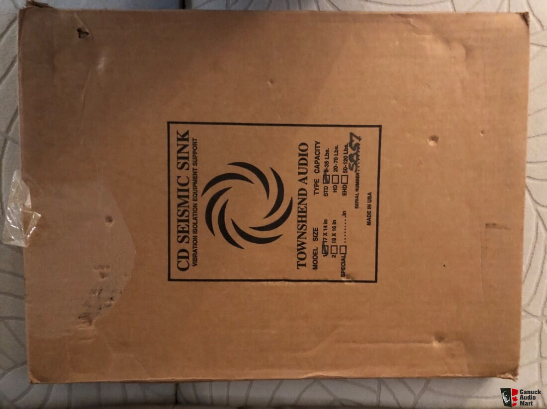 Townsend CD Seismic Sink**Sale pending For Sale - US Audio Mart
