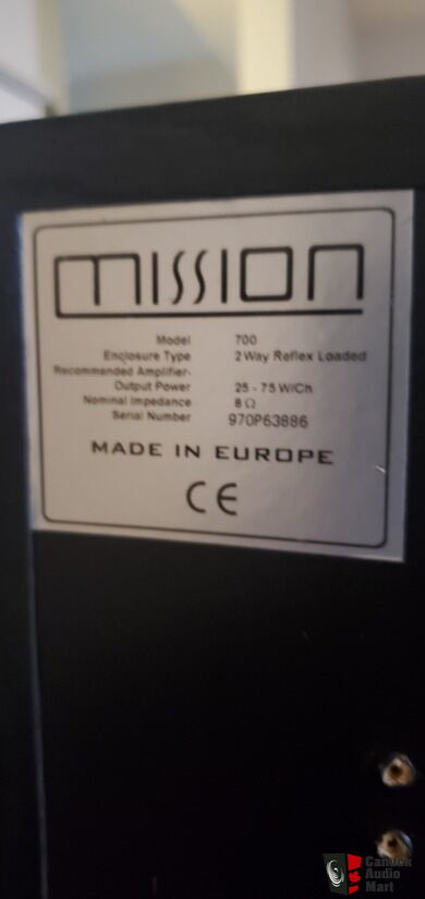 Mission 700 2nd Gen Speakers Photo #4549828 - US Audio Mart