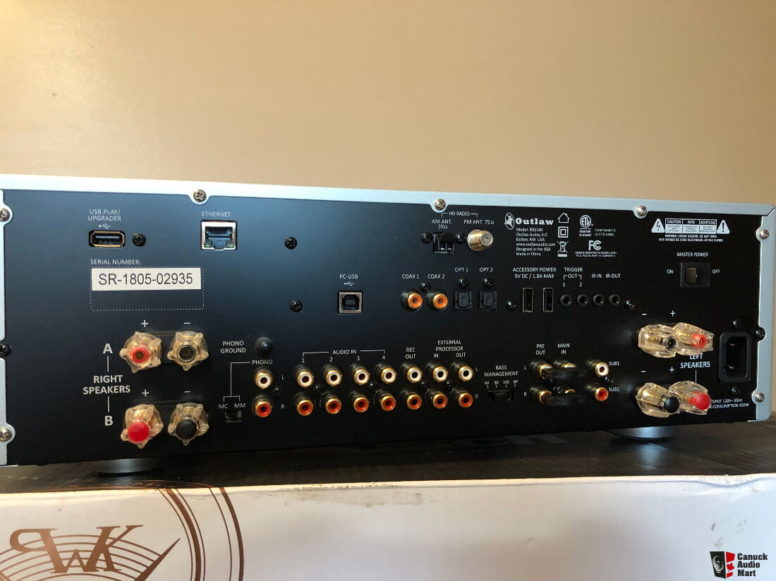 Outlaw Audio RR2160 Stereo Receiver Photo #4550680 - Canuck Audio Mart