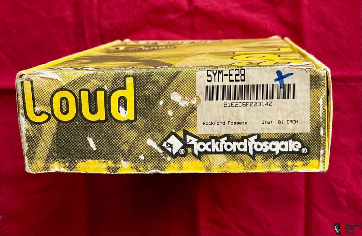 Super Rare Rockford Fosgate Symmetry EPX-2 28 Band EQ D-Card SYM-E28 ...