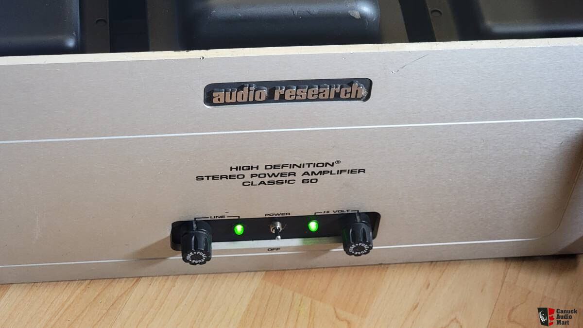 Audio Research Classic 60 Tube Amplifier Photo #4553541 - Canuck Audio Mart