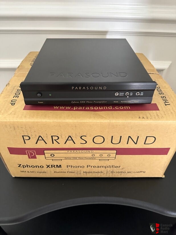 Brand New Parasound Zphono XRM Phono Pre-amp MM/MC For Sale - Canuck ...