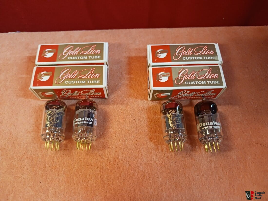 Genalex Gold Lion 12au7 12ax7 tubes low hours For Sale - US Audio Mart